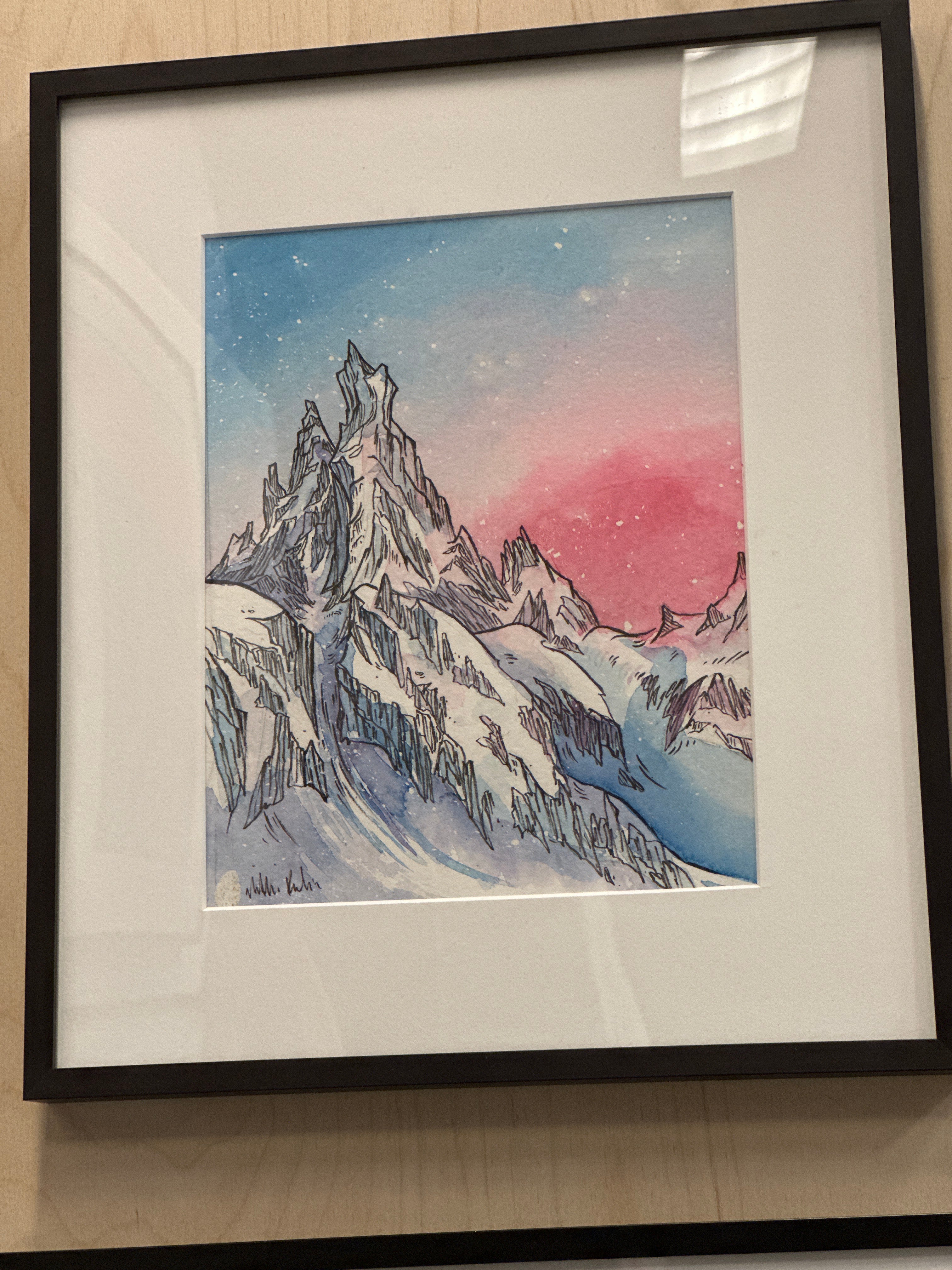 Burgundy spire – Drawn to High Places