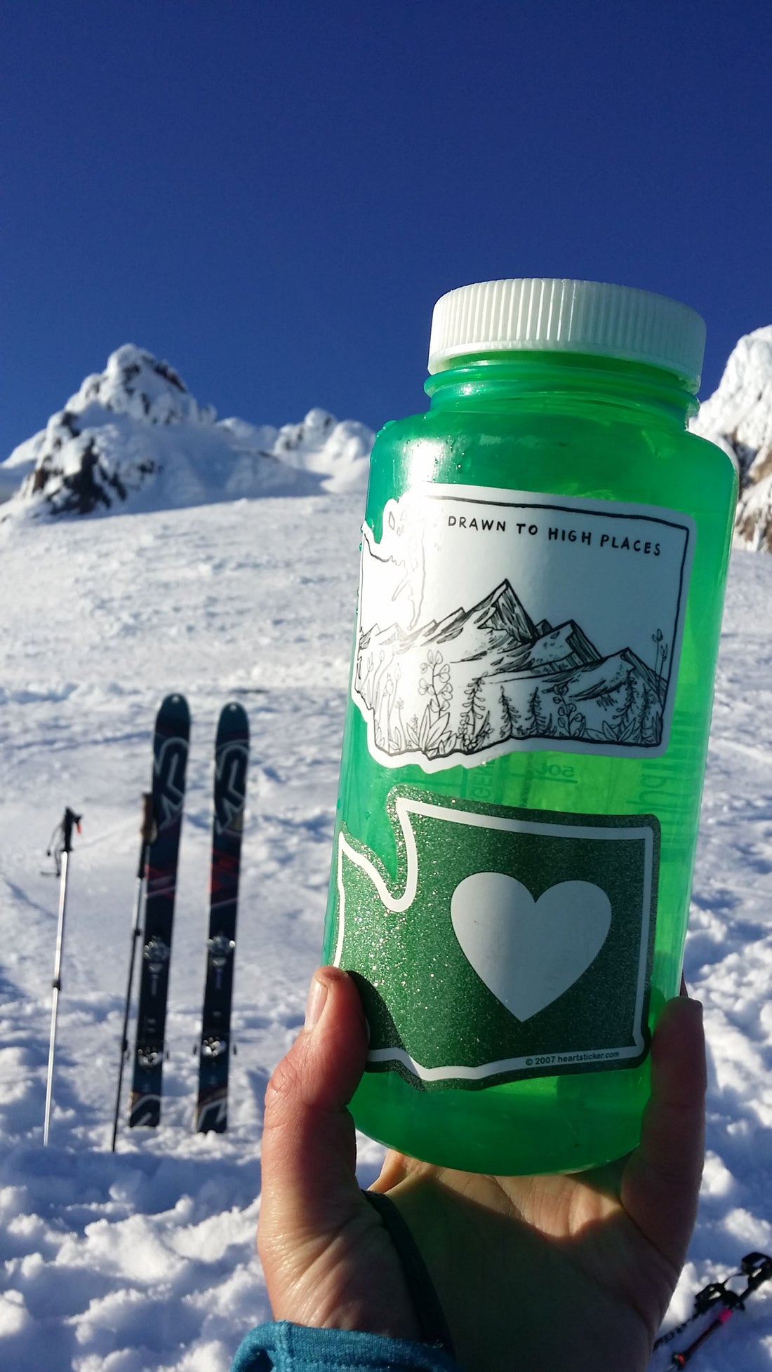 Washington Sticker – Drawn to High Places
