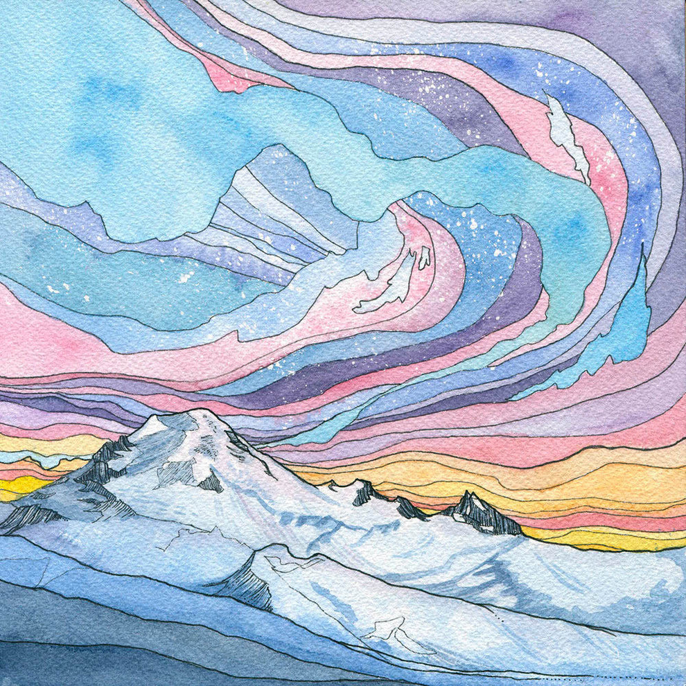 Mount Baker at Sunrise – Drawn to High Places