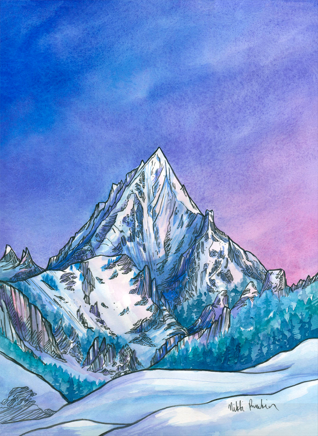 Original Art – Drawn to High Places