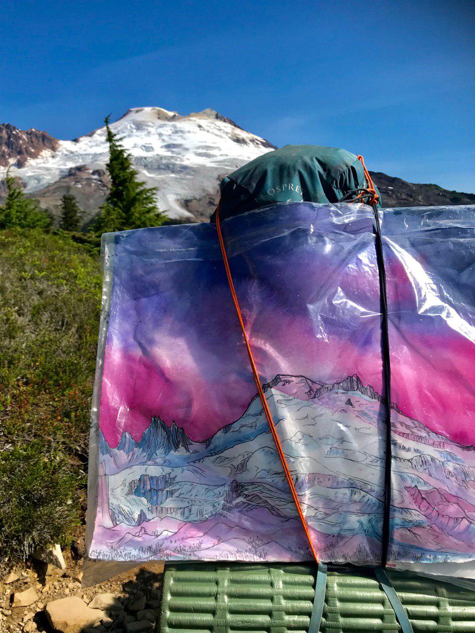 Mount Baker from Park Butte Lookout – Drawn to High Places